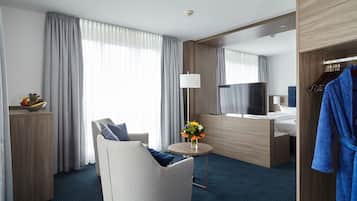 1 quarto, roupa de alta qualidade, minibar