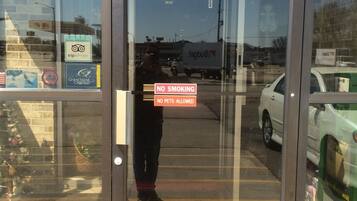 Entrada do alojamento