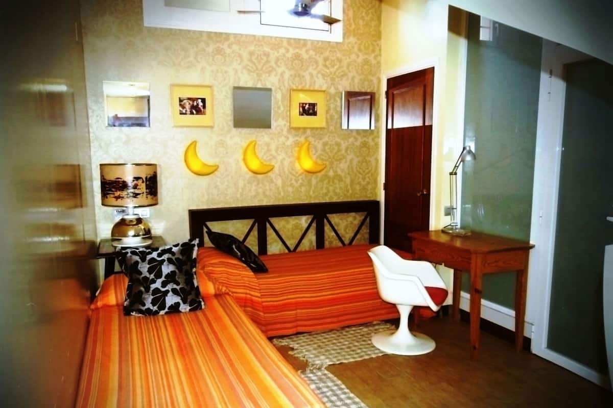 Quarto duplo | Roupas de cama premium, individualmente decorados