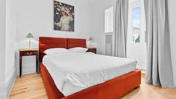 Quarto Duplo Cidade, 1 cama queen-size, varanda | Roupa de alta qualidade, com decoração personalizada