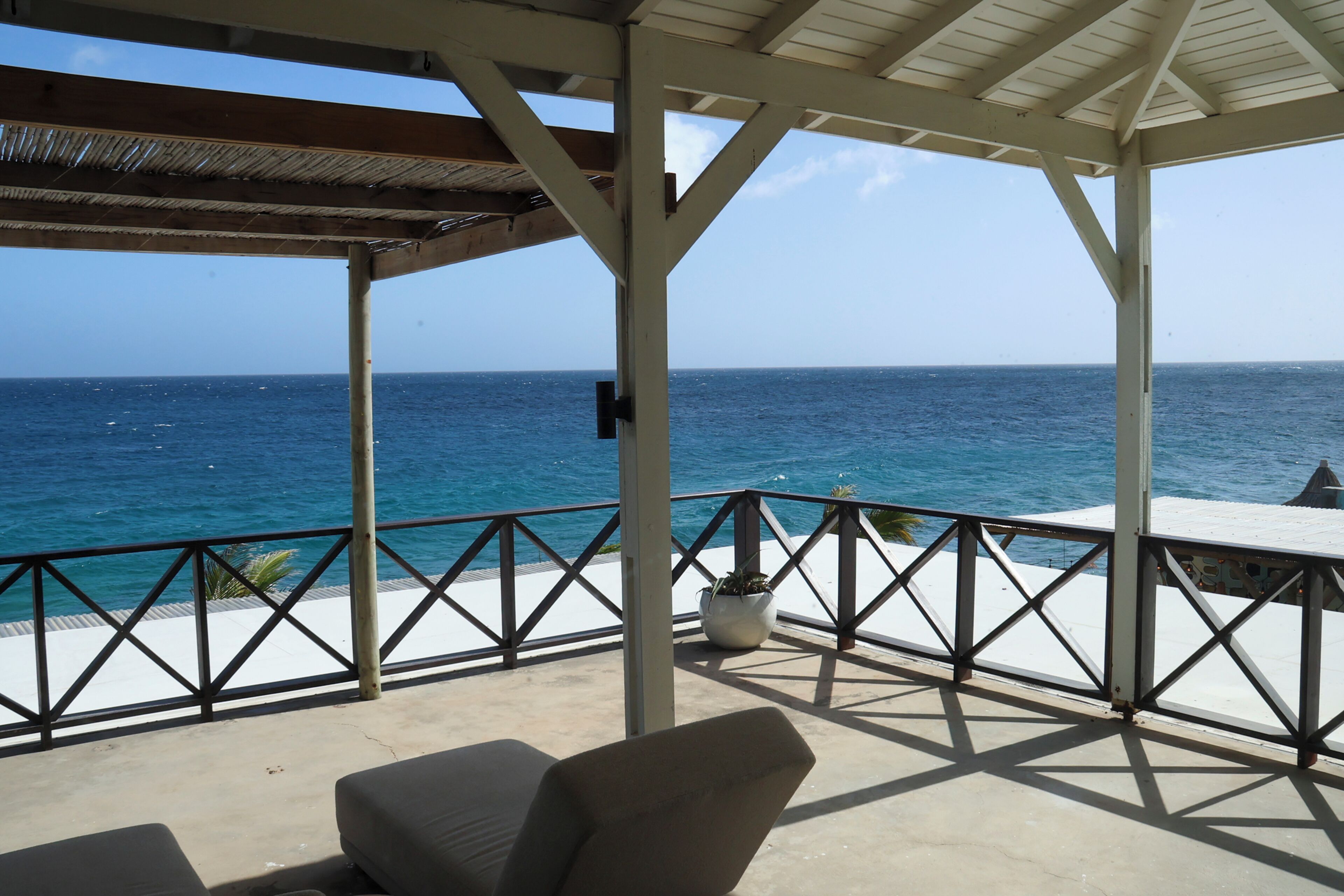 Quarto superior, de frente para o oceano | Terraço/pátio
