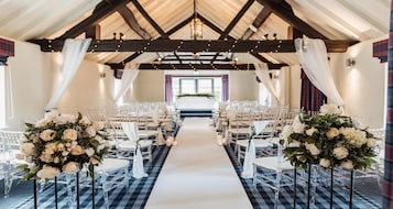 Espaço interior para casamentos