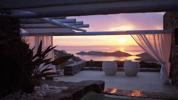 Suíte exclusiva, vista para o mar (Mini Pool) | Terraço/pátio