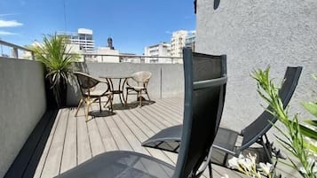 Quarto Duplo Deluxe, terraço | Terraço/pátio interior