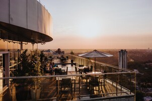 Vista para a cidade desde o alojamento