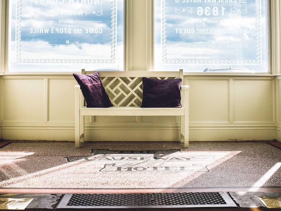 Entrada do alojamento