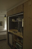 Quarto Duplo ou Twin Superior | Cozinha privada | Uma chaleira elétrica 