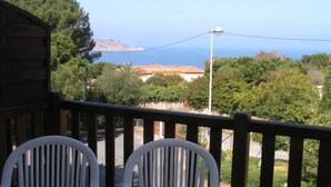 Apartamento, 2 quartos, terraço, vista para o mar (6 pax) | Varanda