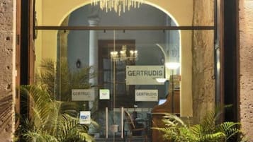 Entrada do alojamento