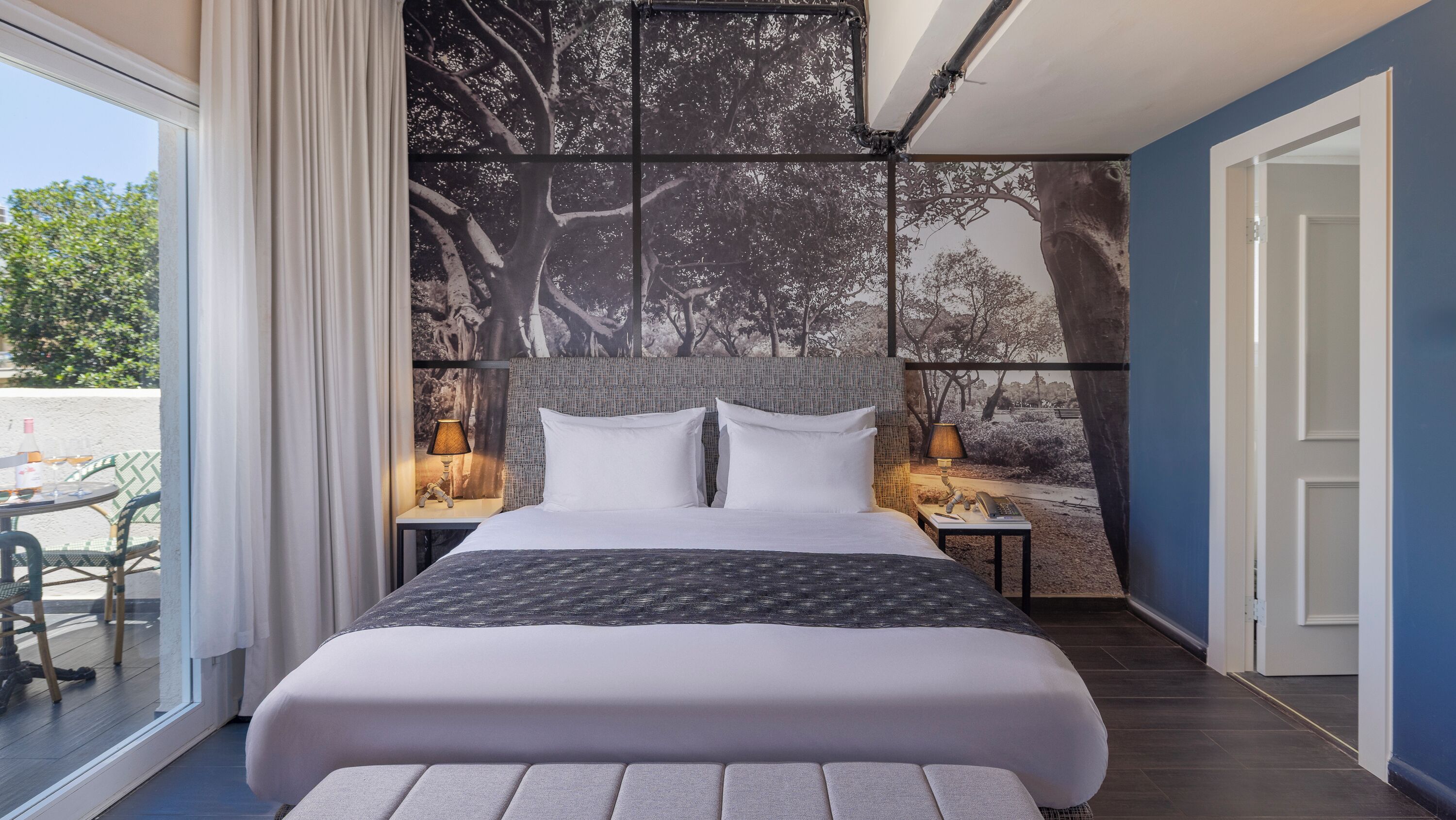 Quarto premium, sacada | Roupas de cama premium, cofres nos quartos, cortinas blackout