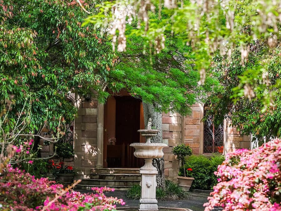 Área externa para casamento