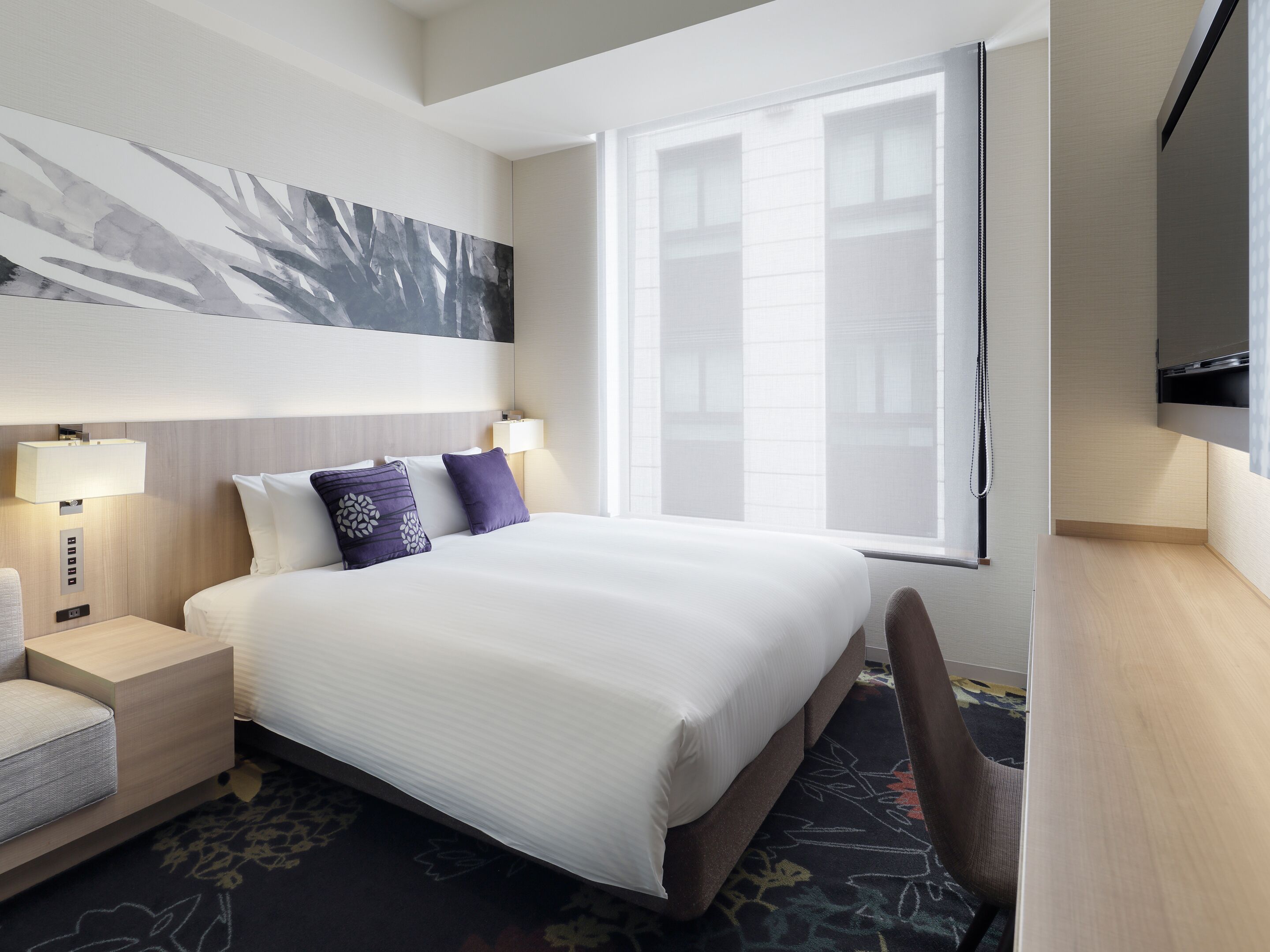 Quarto standard, 1 cama Queen, para não fumantes (Bathtub) | Roupas de cama premium, escrivaninha, Wi-Fi de cortesia, roupa de cama
