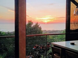 Apartamento exclusivo, vista para o oceano | Vista do quarto