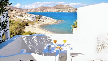 Estúdio Standard, vista para o pátio | Vista para a praia ou o mar