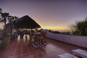 Terraço no piso superior