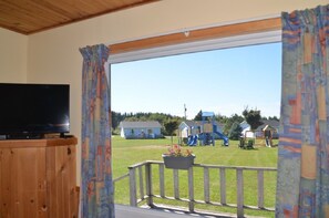 TV de tela plana, DVD player