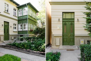 Roupa hipoalergénica, cofre no quarto, com decoração personalizada
