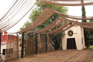 Área externa para casamento