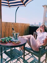 Penthouse de Luxo, 2 quartos, varanda | Terraço/pátio interior