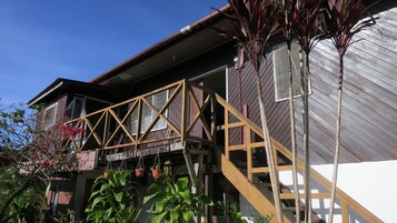 Chalé, 3 quartos, sacada, vista para a montanha | Terraço/pátio