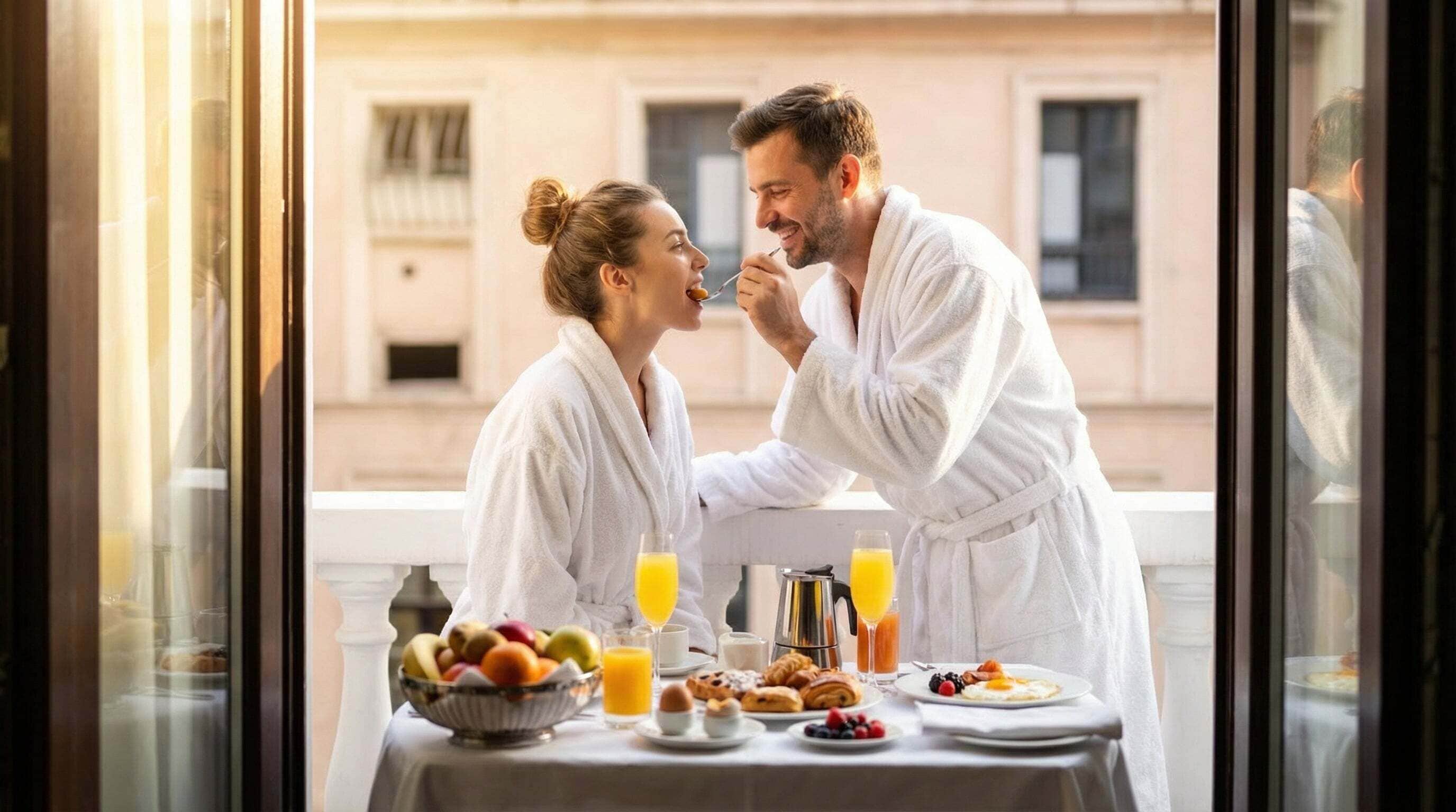 Dúplex Deluxe, 1 cama king-size e sofá-cama | Vista da varanda