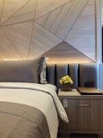 Quarto Duplo Deluxe, 2 camas individuais | Camas desdobráveis, Wi-fi grátis 