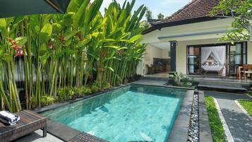 Villa Royal, 1 quarto, vista para a piscina | Piscina privativa