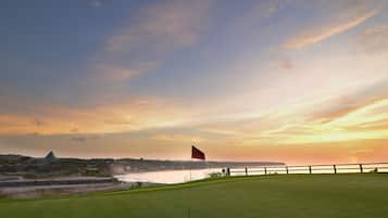 Vista para o campo de golfe