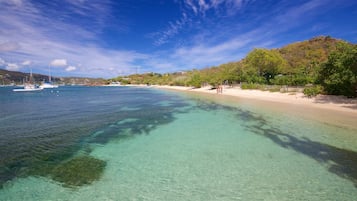 Perto da praia, praia de areia branca, 2 bares na praia