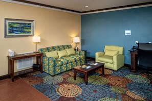 Área de estar no saguão