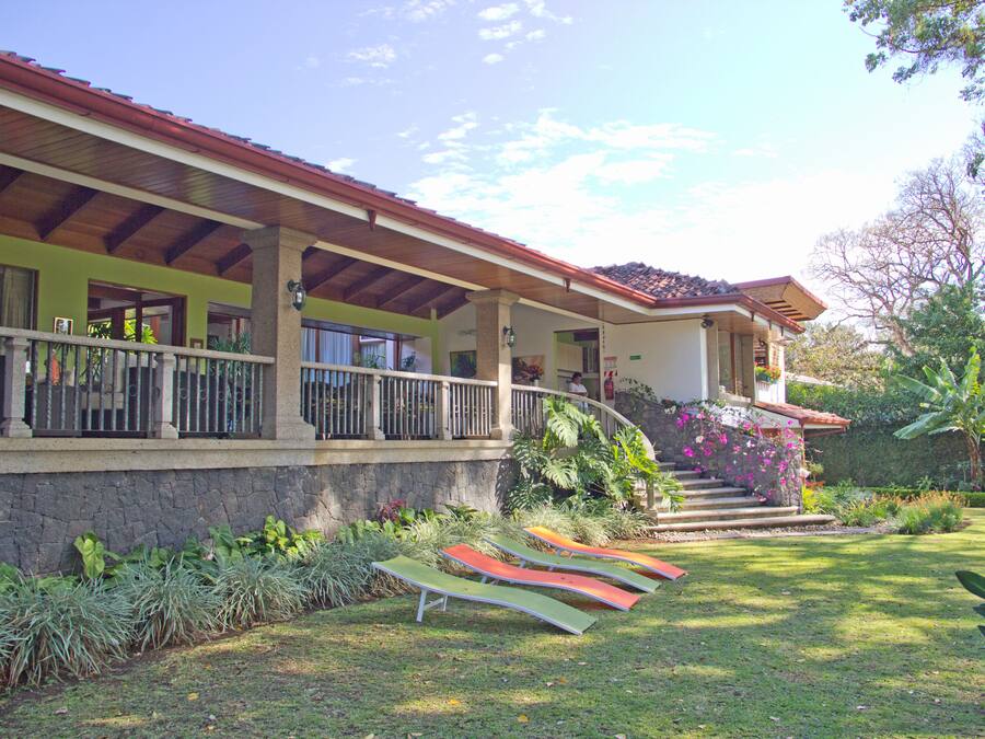 Entrada do alojamento