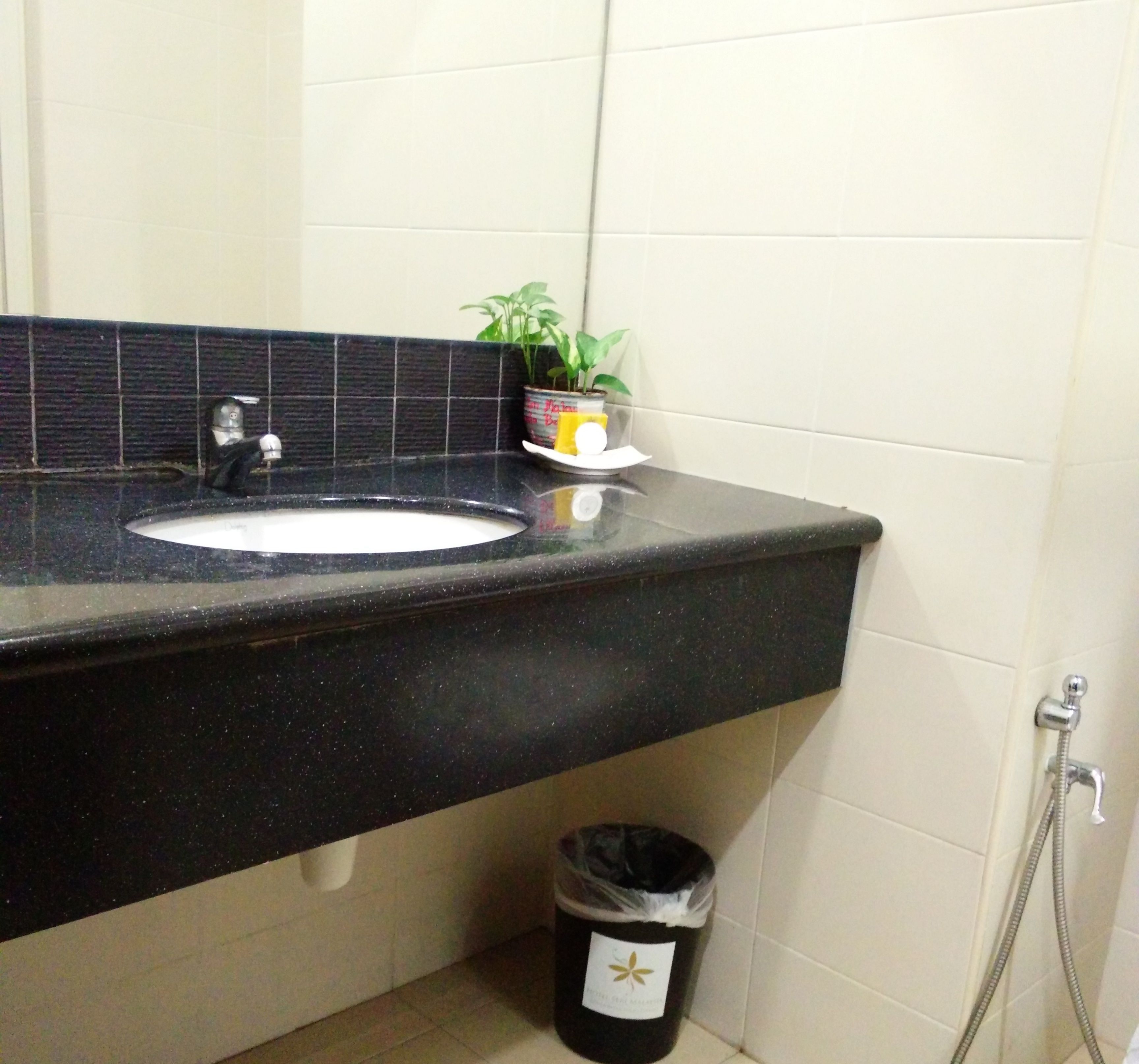 Casa de banho | Um polibã, um secador de cabelo (mediante pedido), chinelos, um bidé 