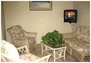 Apartamento, 1 quarto | Sala | Televisor 