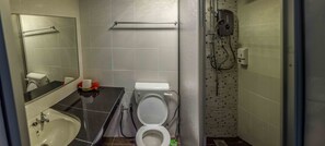 Duche na casa de banho