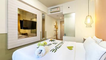 Quarto luxo | 1 quarto, cofres nos quartos, escrivaninha