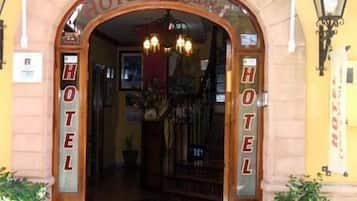 Entrada do alojamento