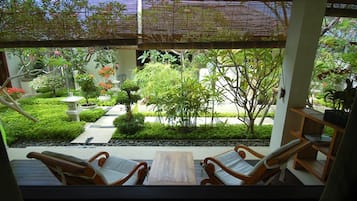 Quarto luxo | Terraço/pátio
