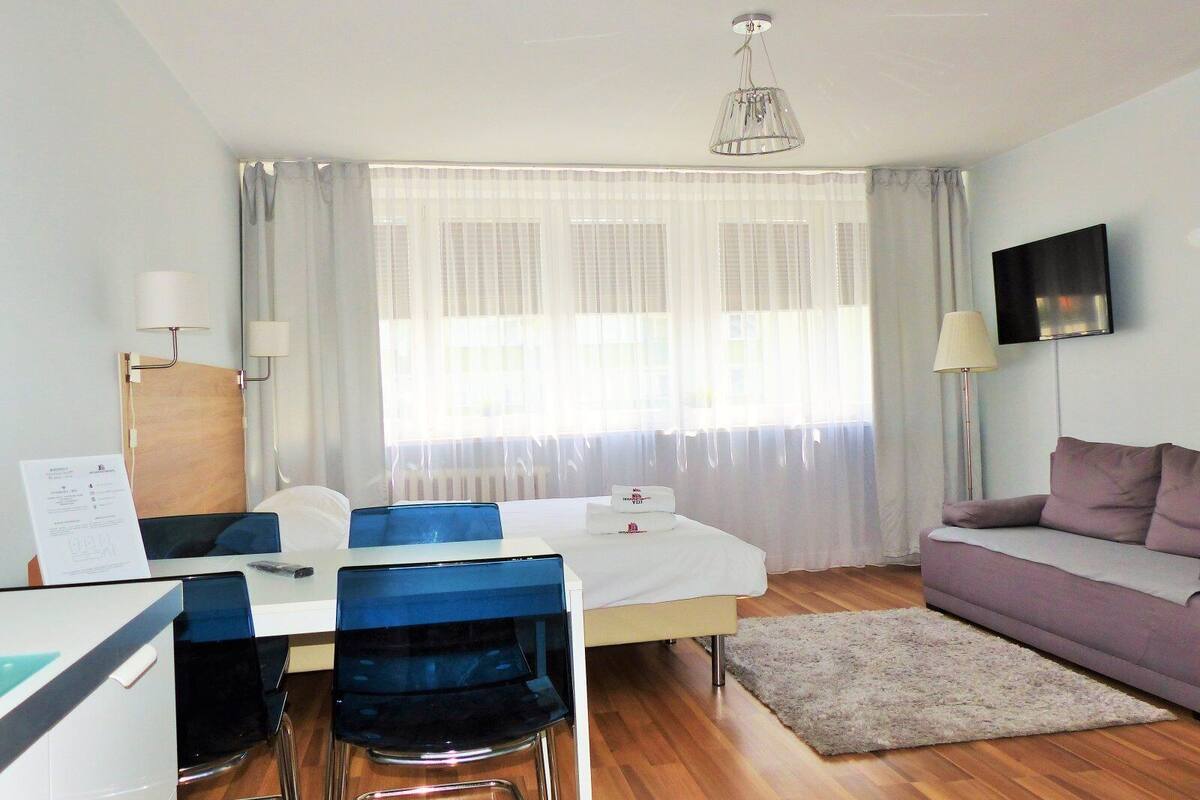 Estúdio Superior (with sofa bed) | Quartos insonorizados, ferro/tábua de engomar 