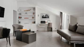 Suite Empresarial | 1 quarto, minibar, cofre no quarto, secretária
