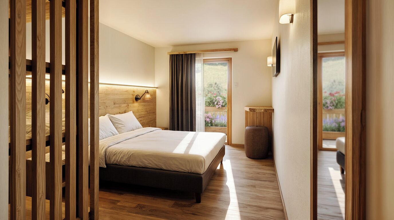 Quarto casal | Área de estar | TV de tela plana 28 polegadas com canais via satélite