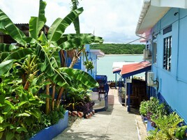 Apartamento Familiar, 1 quarto, cozinha, vista para a praia | Terraço/pátio interior