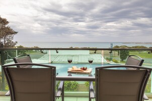 Penthouse, 2 quartos, vista para o oceano | Varanda