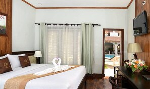 Quarto Duplo Deluxe | Minibar, cofre no quarto, Wi-fi grátis 