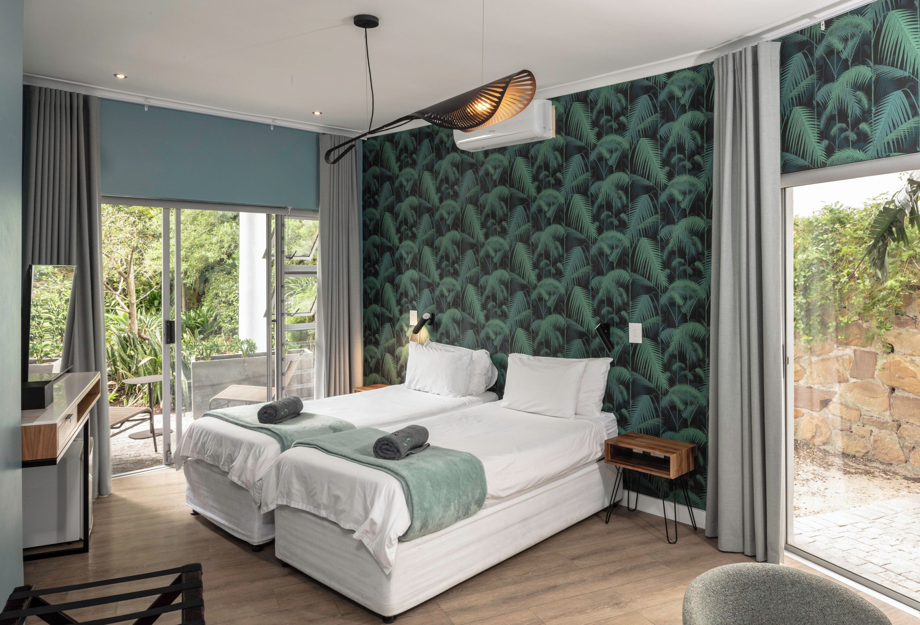 Lençóis de algodão egípcio, roupa de alta qualidade, minibar 