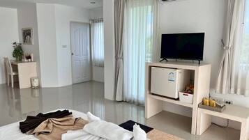 Quarto Deluxe | Secretária, Wi-fi grátis, roupa de cama fornecida