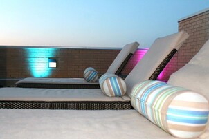 Terraço no piso superior