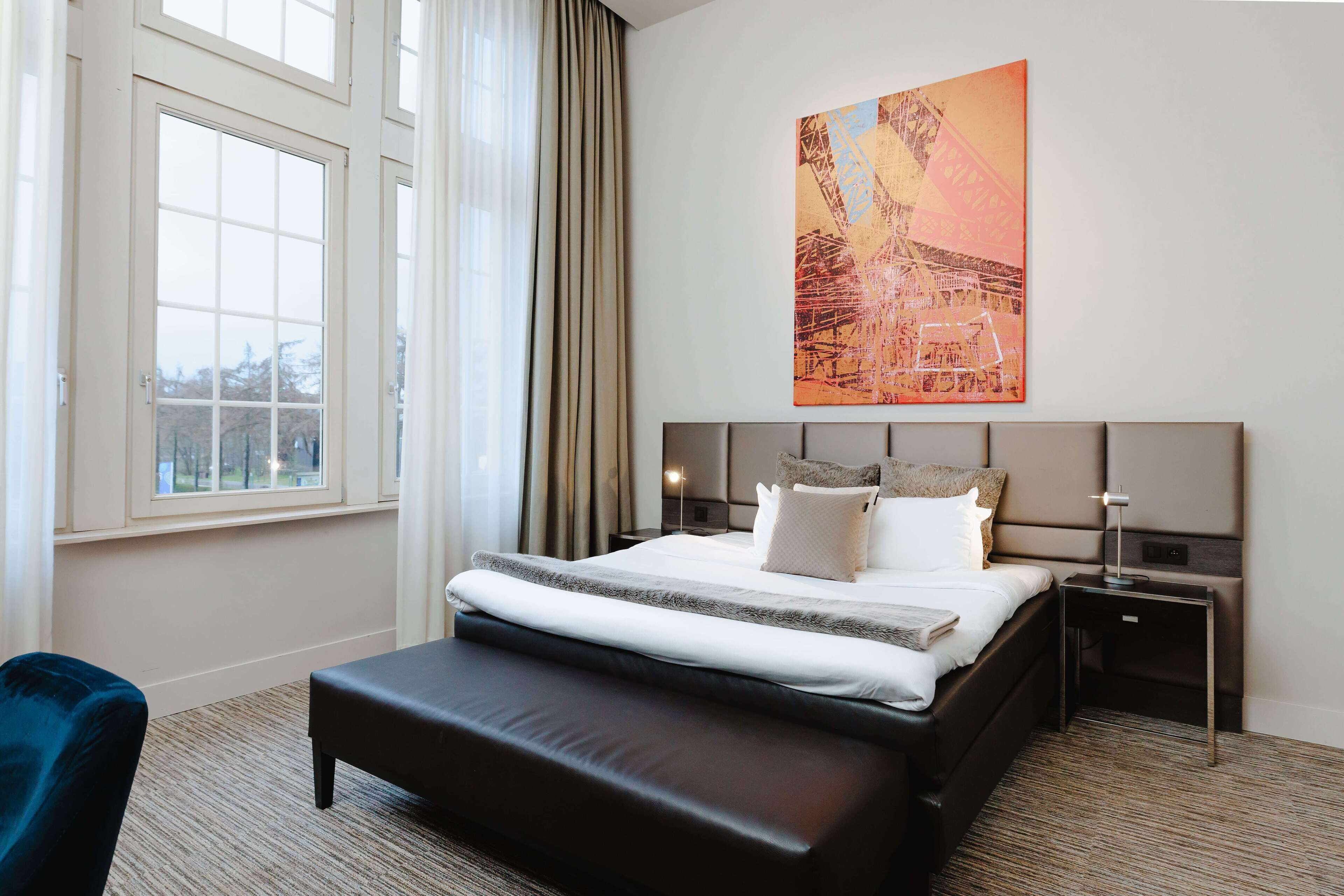 Quarto casal superior, vista para o jardim | Vista do quarto