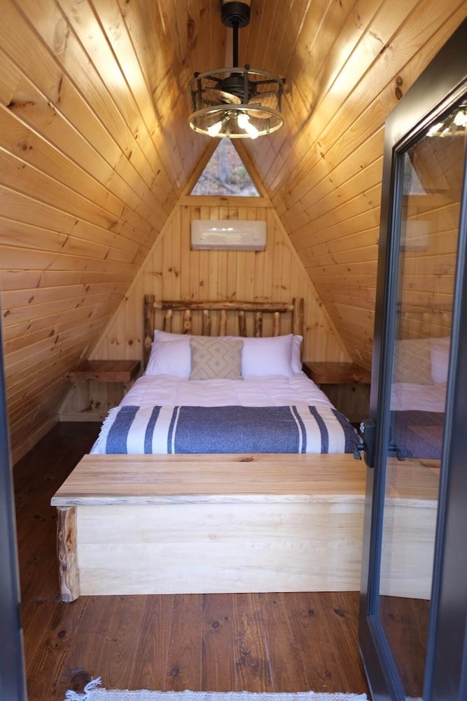 Acadia/Rustic Lakeview Cabin- 2 Person A-Frame - Harrison County | Vrbo