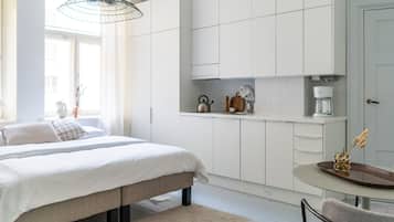 Estúdio | Ferro/tábua de engomar, berço de viagem, Wi-fi grátis