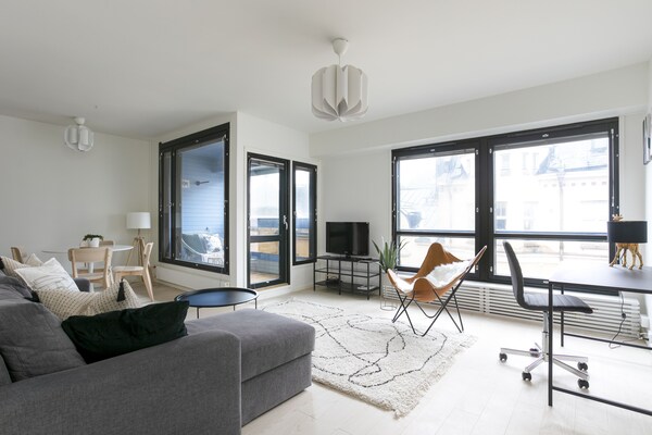 2ndhomes Modern 1br Apartment W Balcony - Helsinki